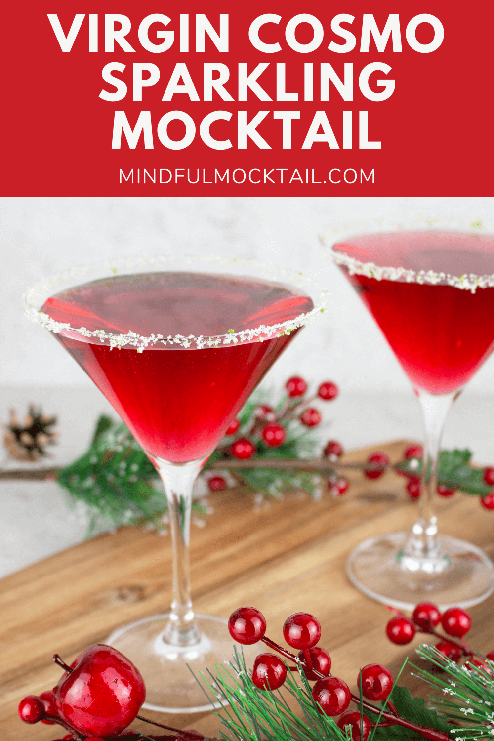 Virgin Cosmopolitan Mocktail - A Delish Non Alcoholic Cosmo