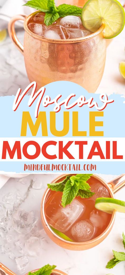 Virgin Moscow Mule Mocktail (with 6 variations!)
