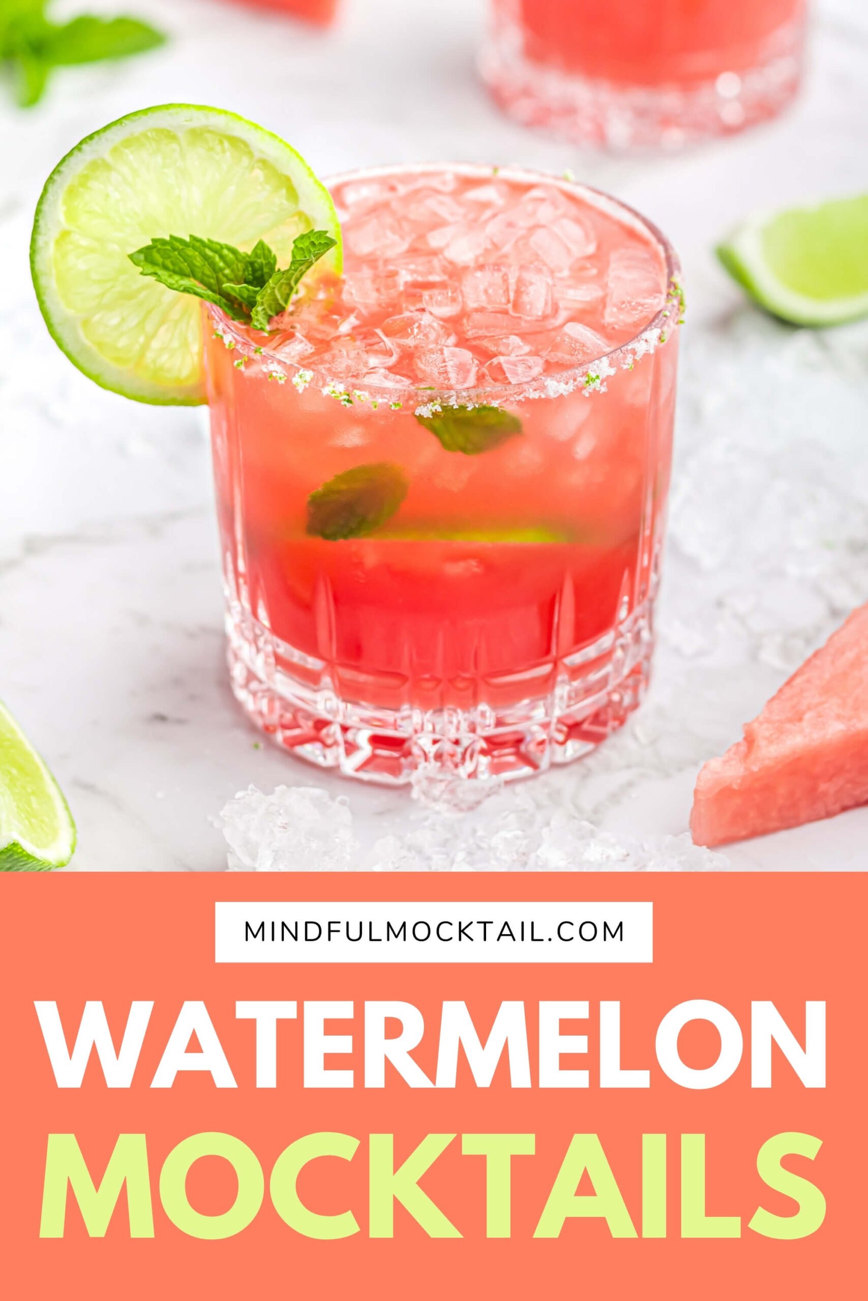 Easy Watermelon Mocktails - The Mindful Mocktail