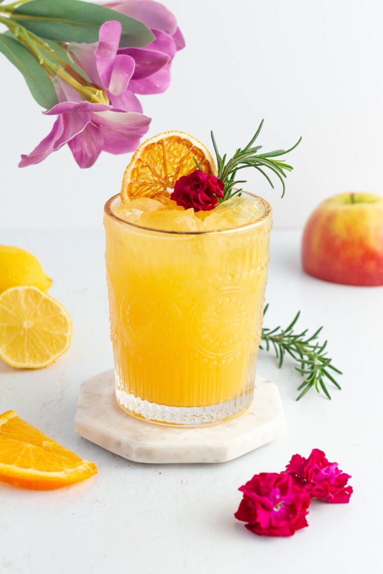 Rosemary Mocktails with Orange - The Mindful Mocktail