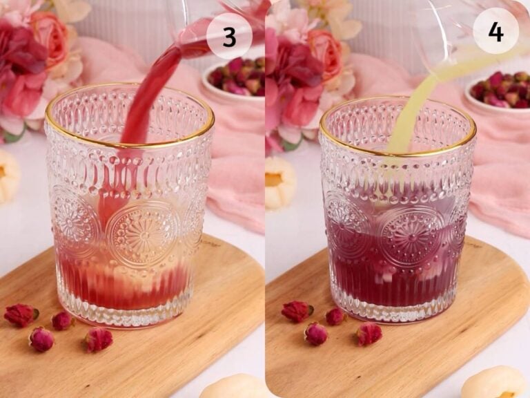 Lychee Mocktail With Rose - The Mindful Mocktail