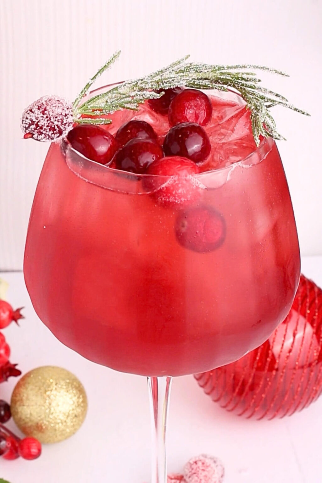 Santas Spritz Mocktail - The Mindful Mocktail