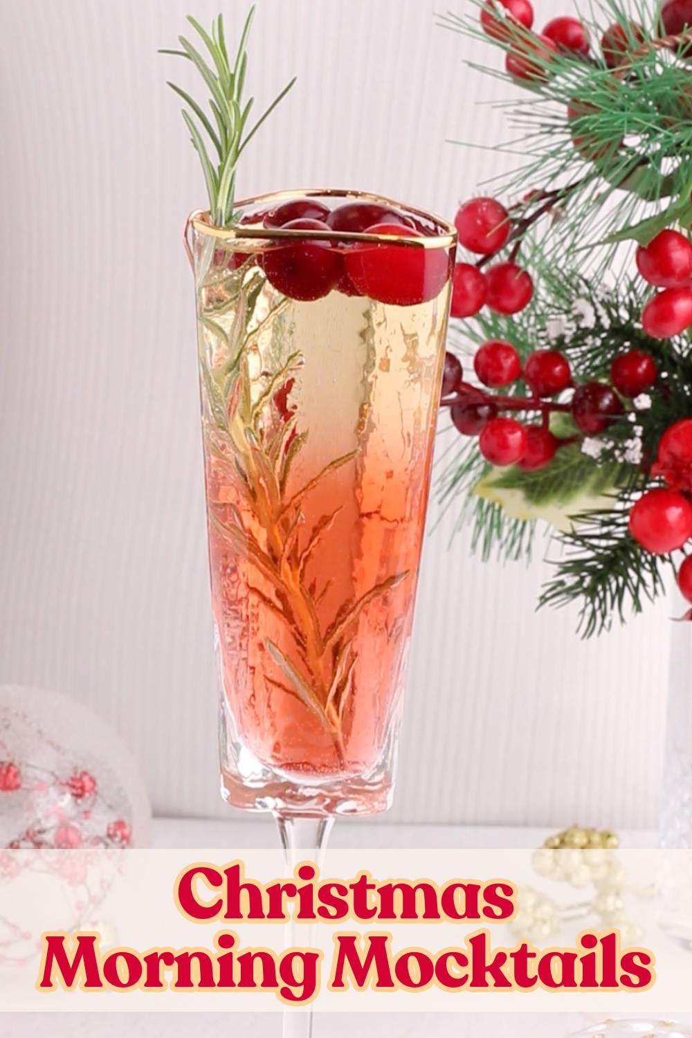 Christmas Morning Mocktails - The Mindful Mocktail